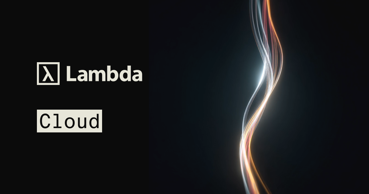 AI Cloud Platform | Lambda